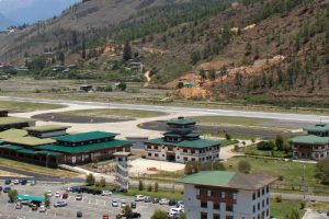 Landing at Paro Airport - a thrilling experience